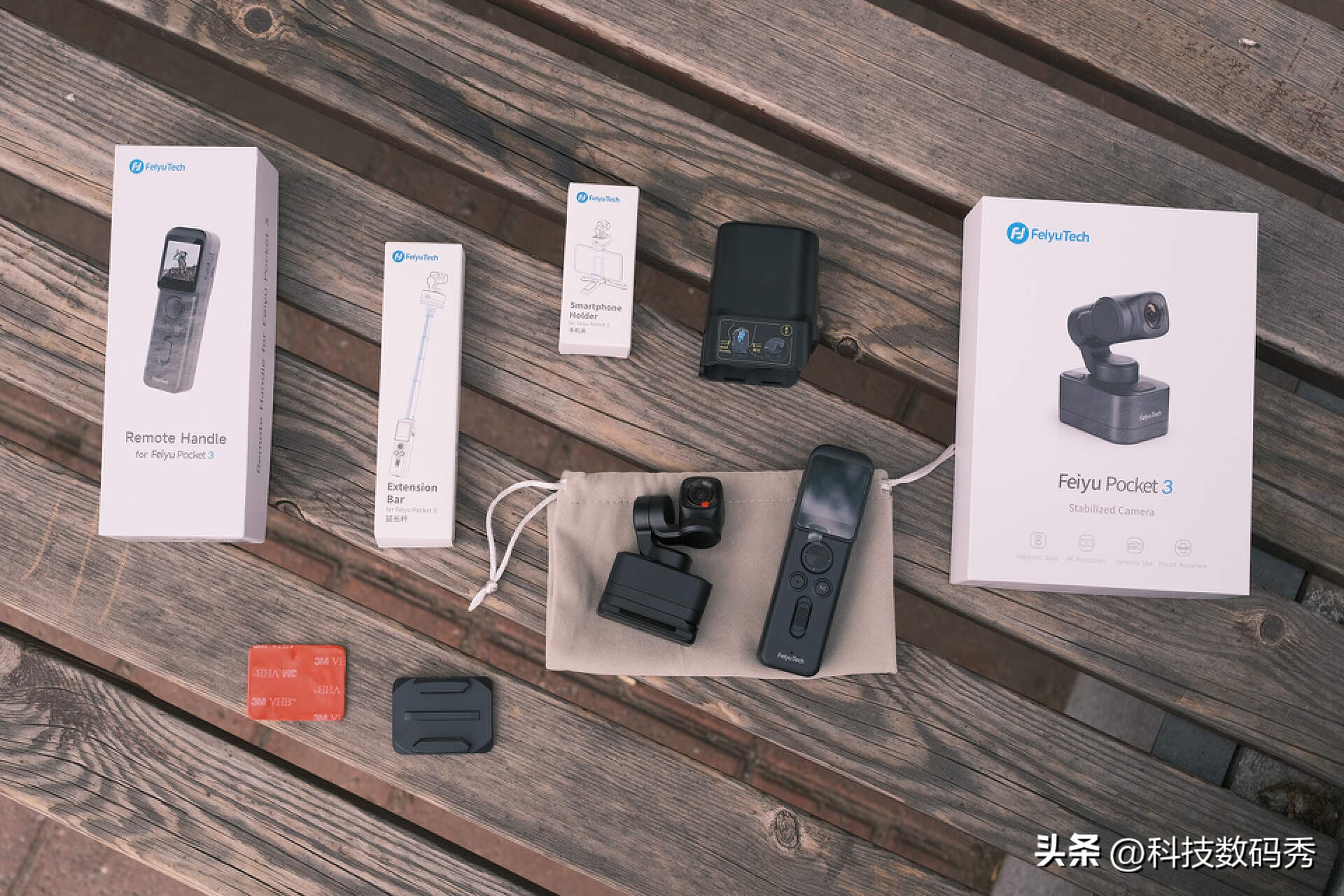 Have you ever seen such a detachable action camera? Feiyu pocket3 ...