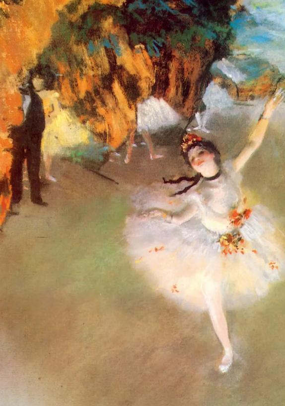 Edgar Degas: The unique use of color and light and shadow blends ...