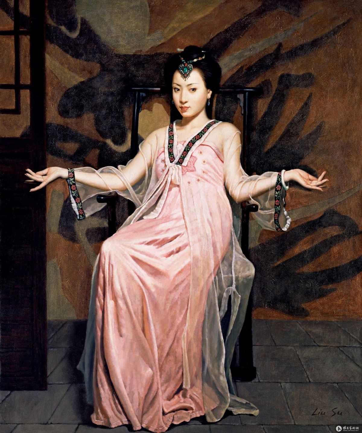 Appreciation of Liu Su's modern body oil painting - iNEWS