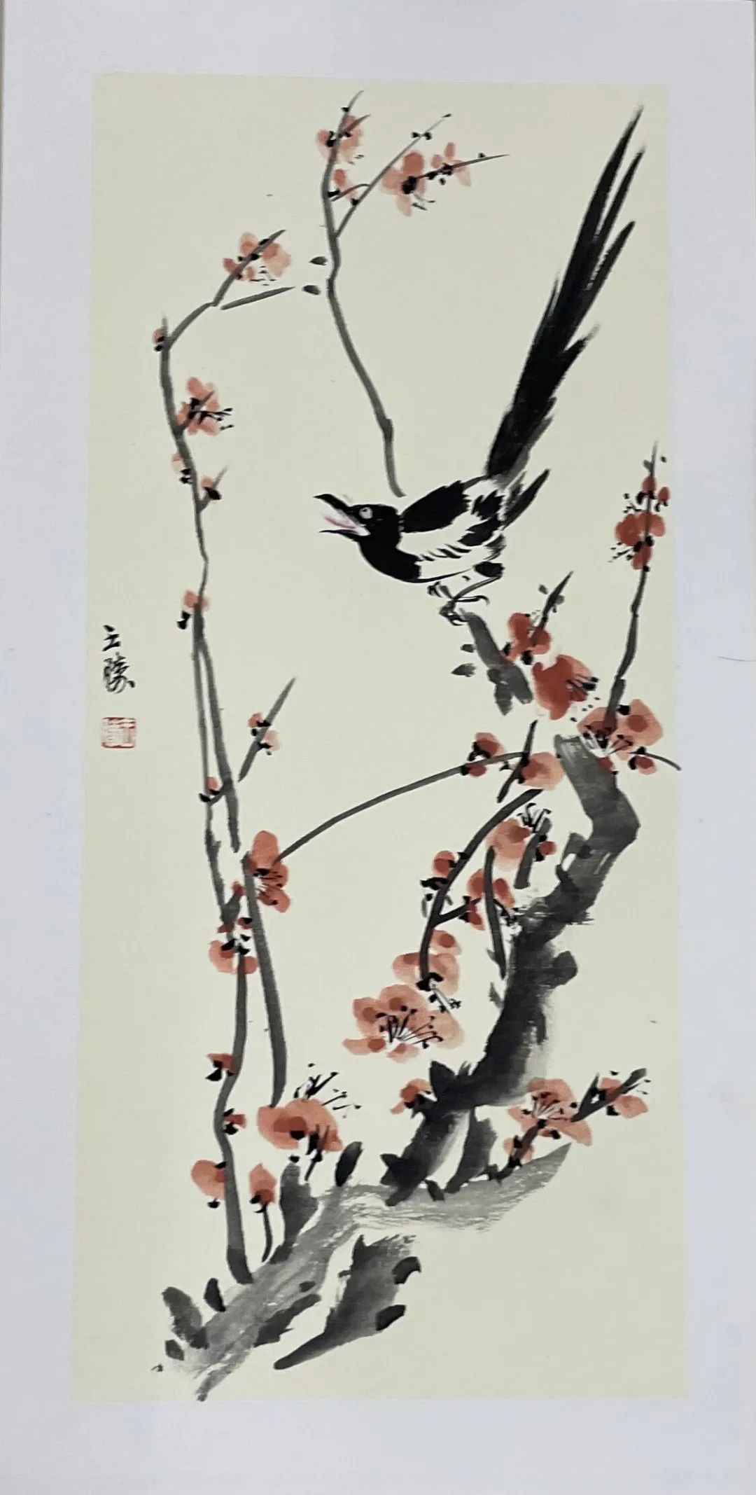 The flowers and birds in Wang Sheng's works are full of charm, bringing ...