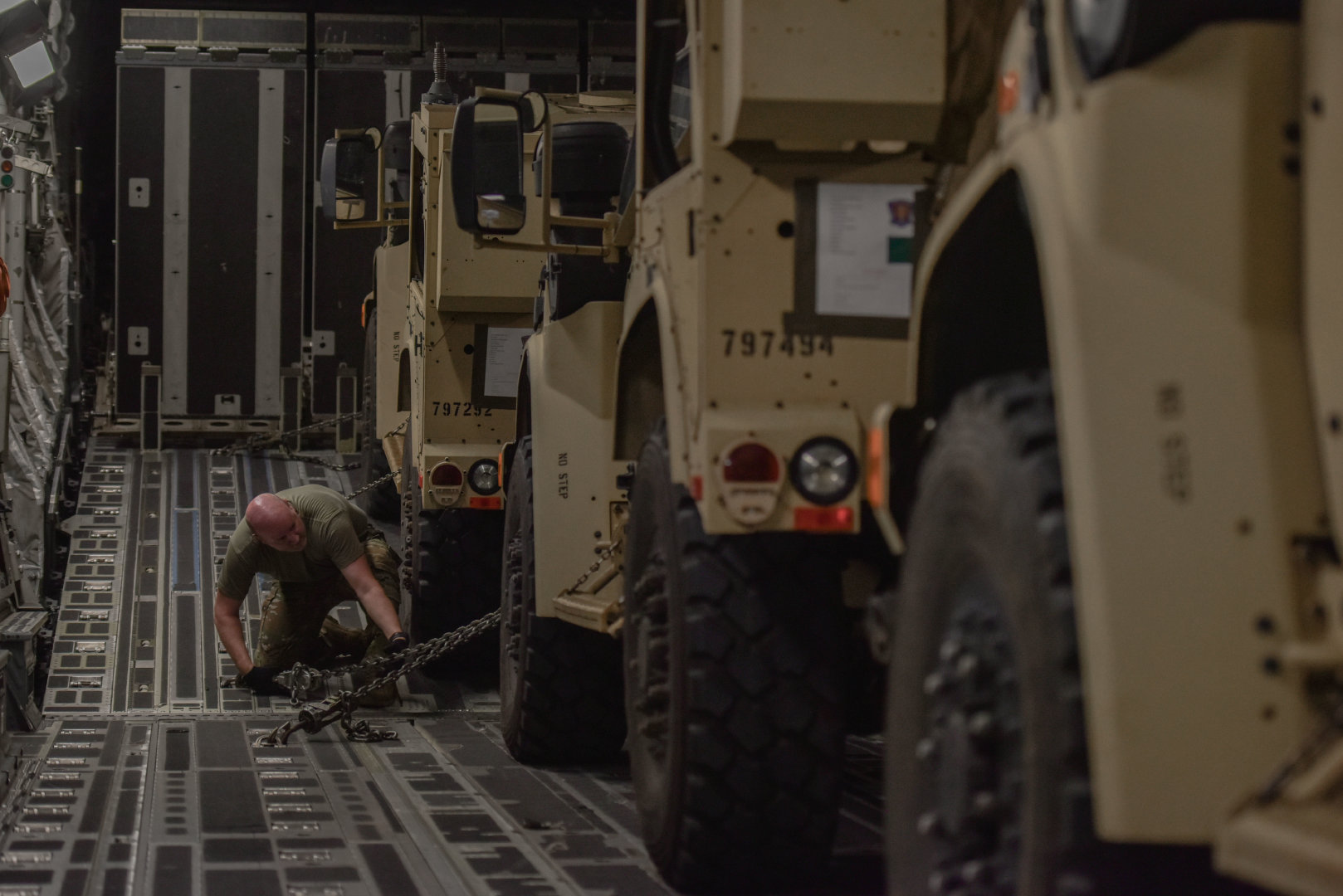 535th Airlift Squadron unloads cargo and personnel at Pacific Missile ...
