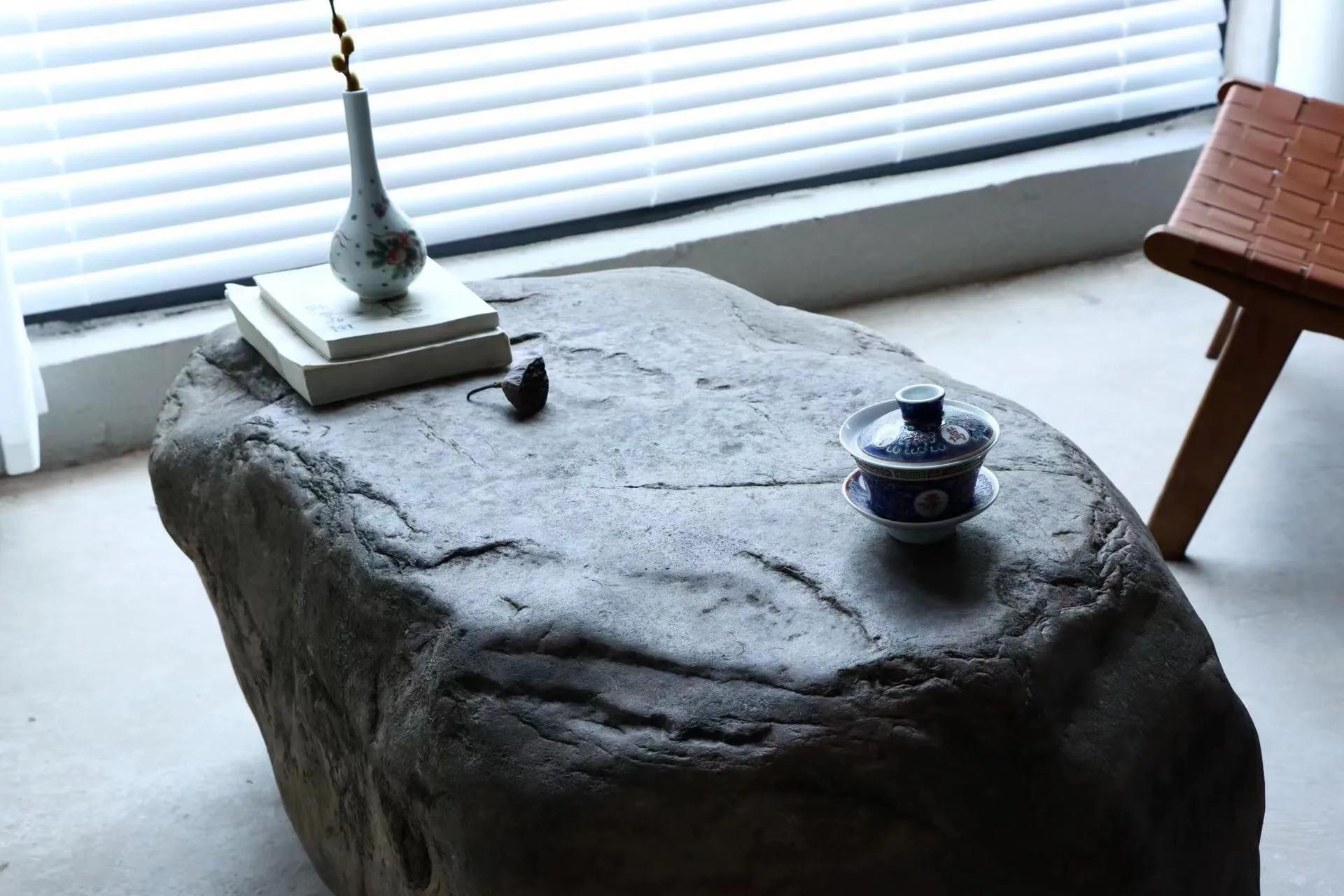 Shaped tea stone table Song Yuan, size: 106 square, height 48 - iNEWS