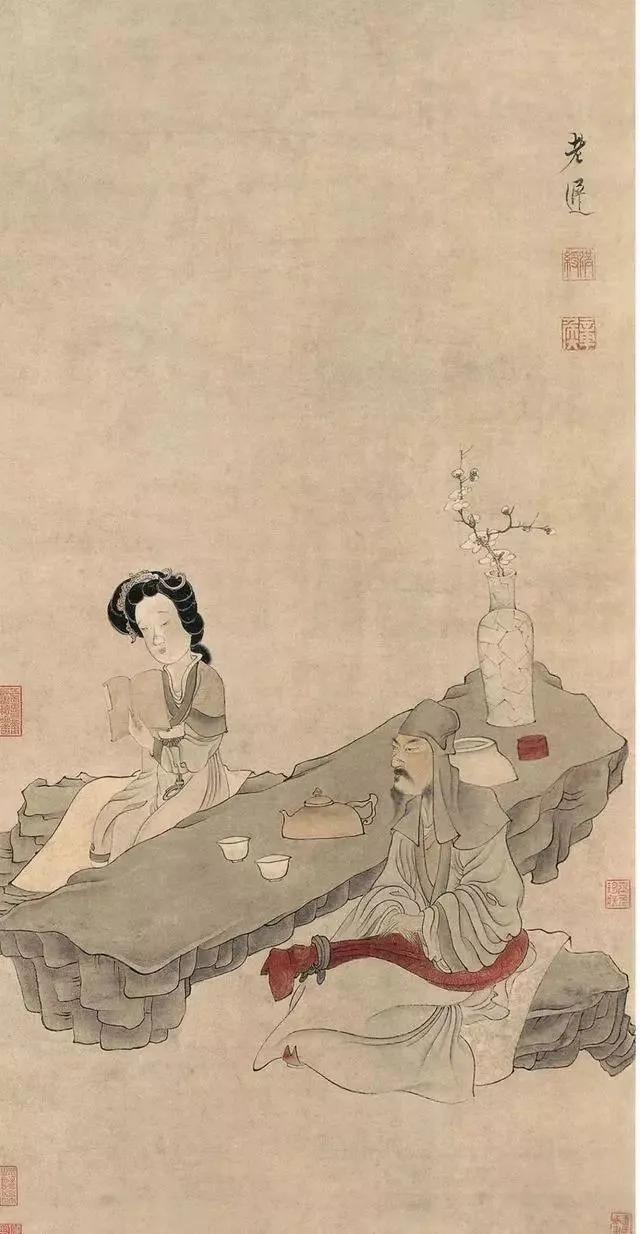 Appreciation of works by Chen Hongshou, a famous figure painter in Ming ...