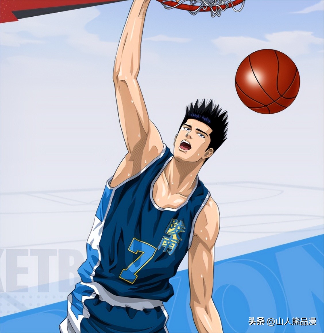 Inventory of "Slam Dunk" Lingnan players, no matter how strong Sendo ...