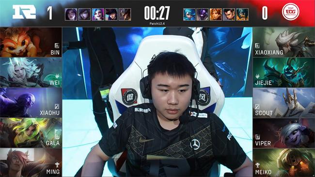 LOL-LPL: Xiaohu Weigusi lost his life and scored four yuan, RNG fought hard to beat EDG 2-1 in ...