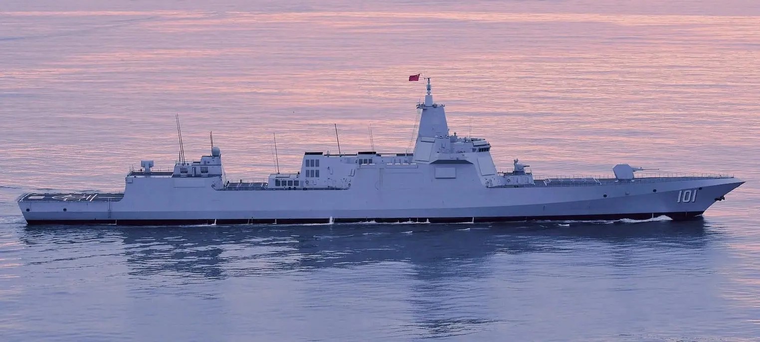 The Chinese and Russian navies conducted the second cruise, the 055 ...