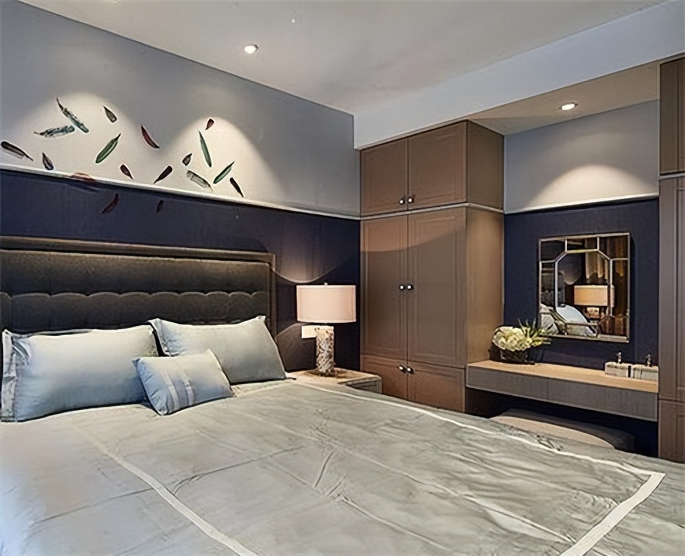 Decoration renderings of 117 square meters, simple style, three ...