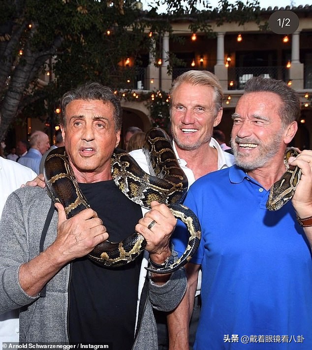 Stallone took a photo with Schwarzenegger and praised each other as ...