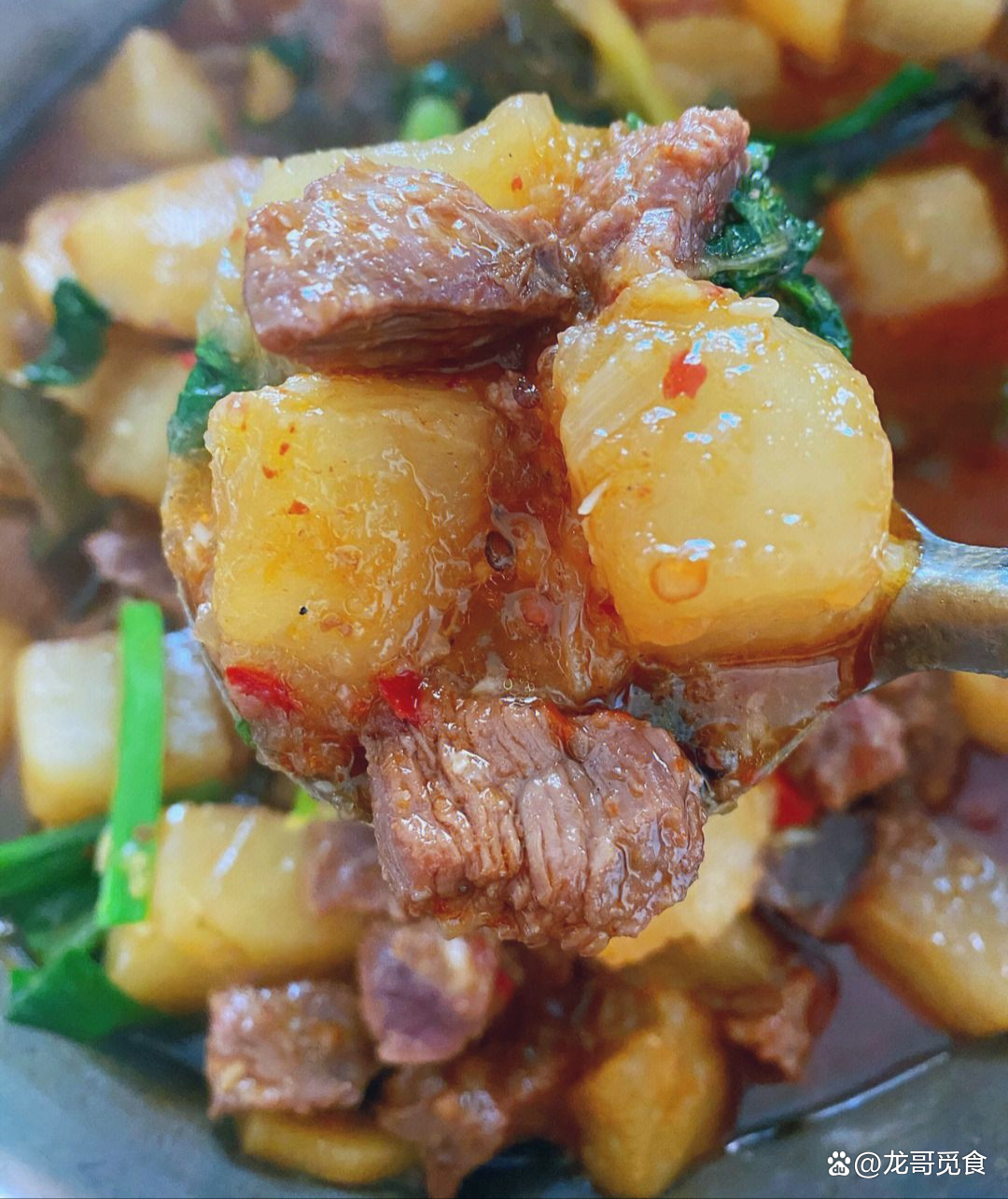 Stewed beef with white radish, after eating, you will know what a ...