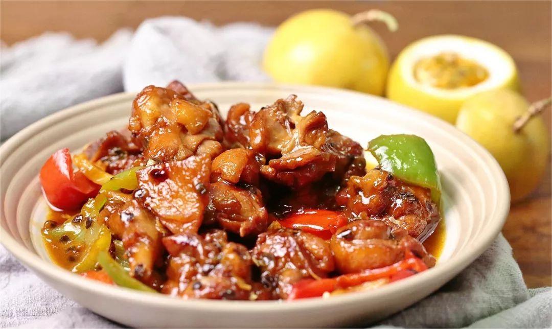 Teach you the nutritious passion fruit stewed chicken, delicious and ...