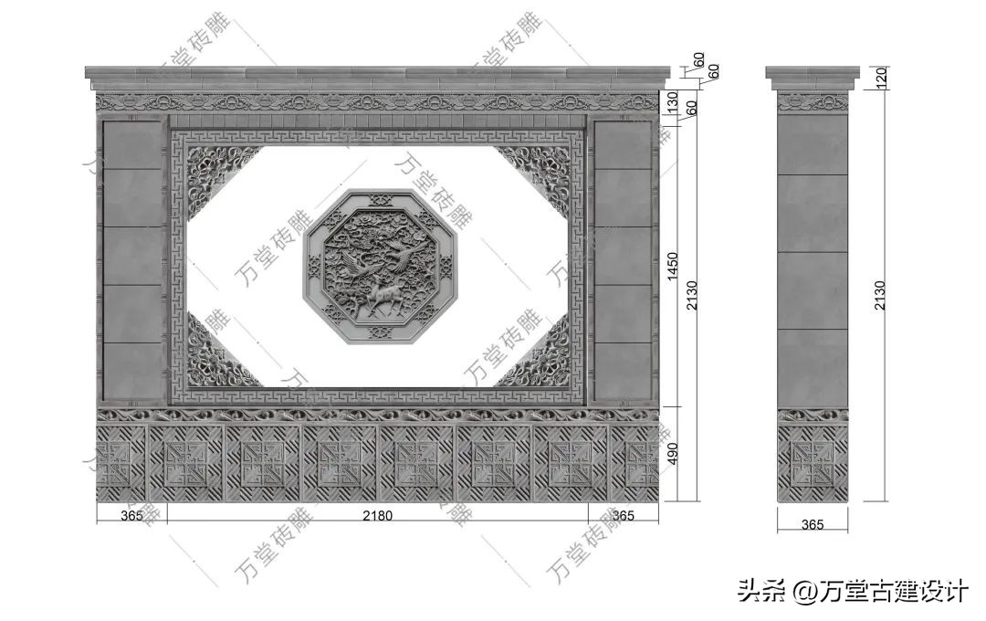 Screen wall design cases of different sizes and styles, come in if you ...