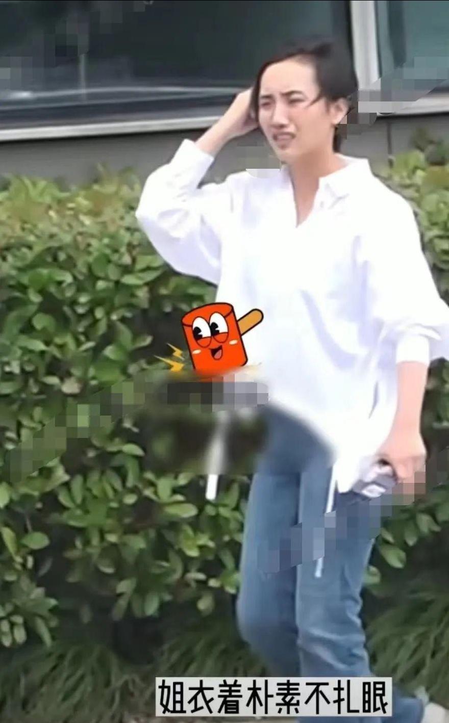 Hu Ge's wife without makeup was exposed! The short hair is unkempt, and ...