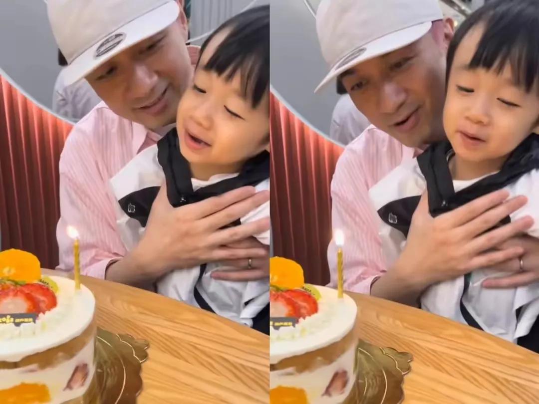 Ku Juji's 51st birthday, he received a kiss from his son, and the ...