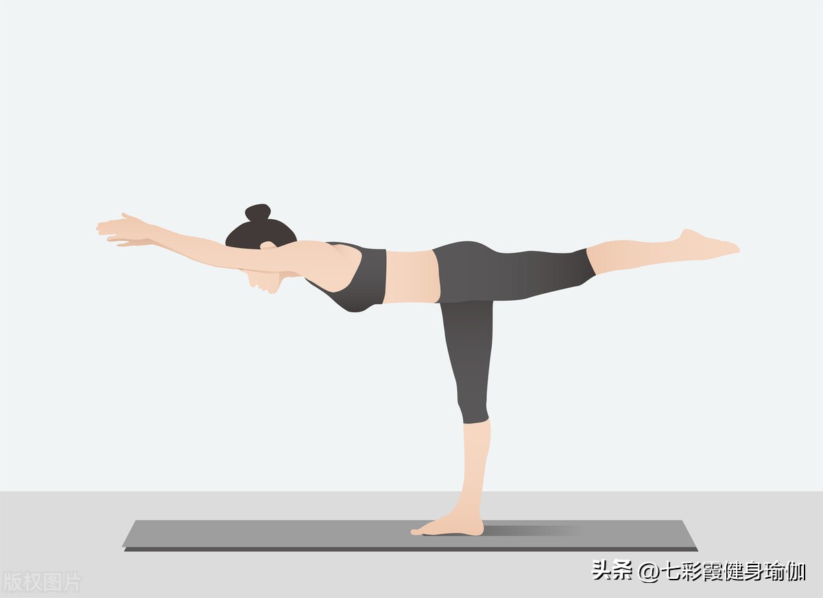 A set of standing balance tandem poses to test your sense of balance ...