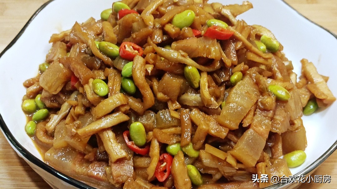 Invincible with porridge and rice, home-cooked edamame and radish fried ...