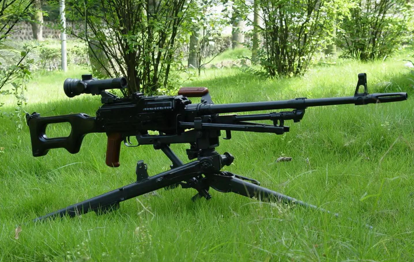 An overview of various types of domestic machine guns, ranging from ...