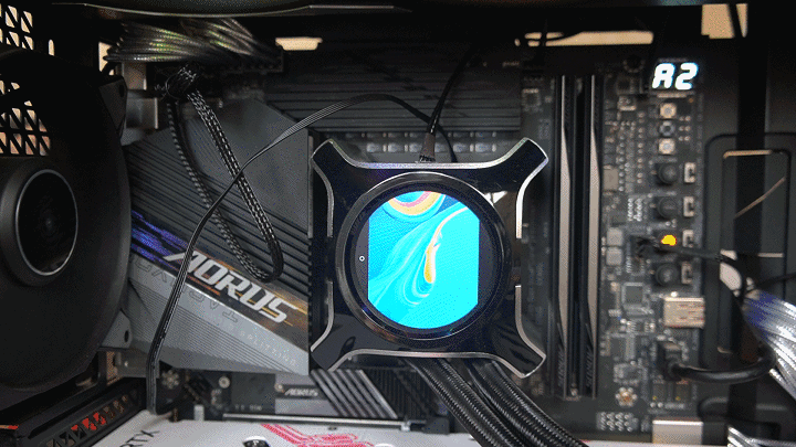 As scheduled, Xingu Kunlun II 360 water-cooled radiator with LCD screen ...