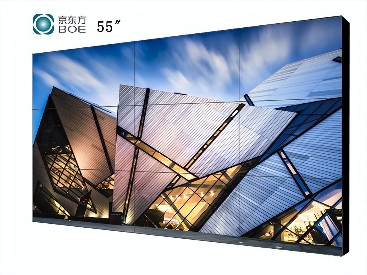 Different sizes of LCD splicing large screens are used in different ...