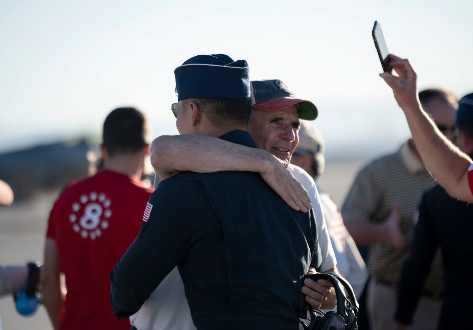 "Thunderbirds" USAF Air Demonstration Squadron's final performance of ...