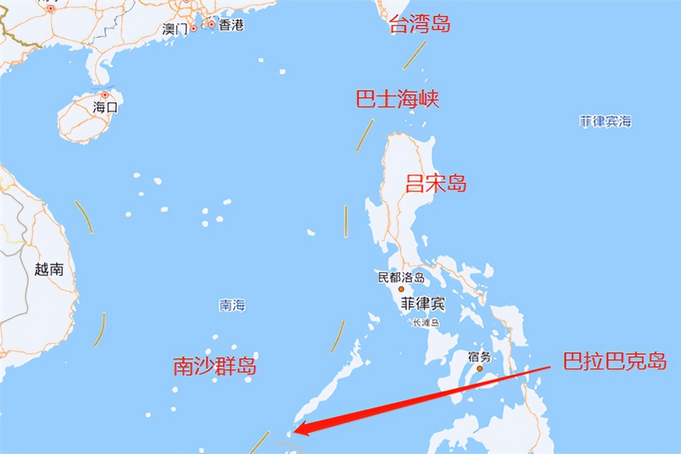 The Philippines announced the locations of the four bases leased to the ...