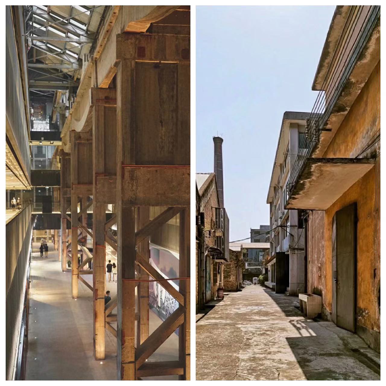 The dilapidated factory has been transformed into a mansion, which is ...