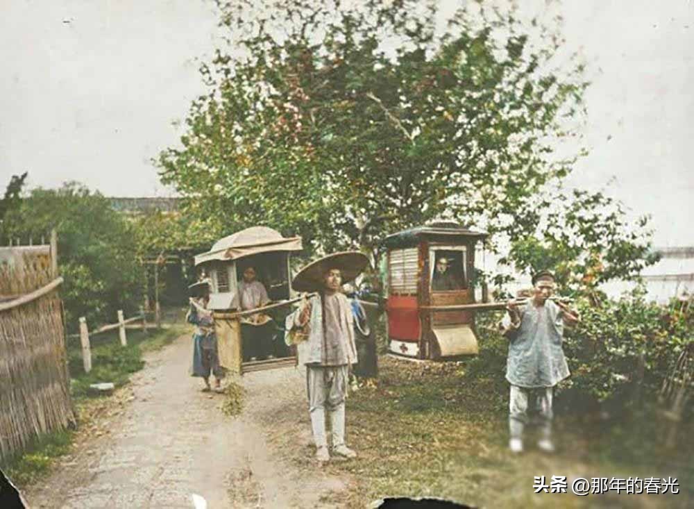 Old photos painted in the late Qing Dynasty, the three famous ...