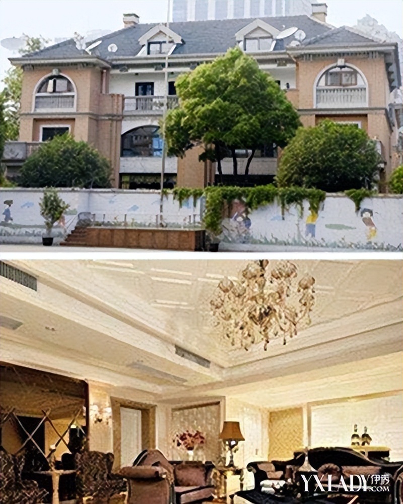 Actor Deng Chao and Sun Li live in a mansion in Beijing, a set of tens ...