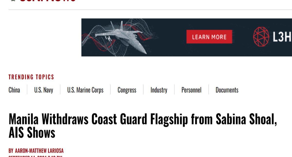 The Philippine warship at Xianbin Reef has escaped. The time has come ...