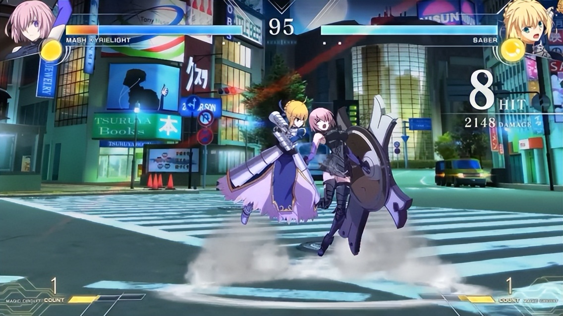 "Tsuki Fighting Type Lumina" DLC character Mash real machine demo ...