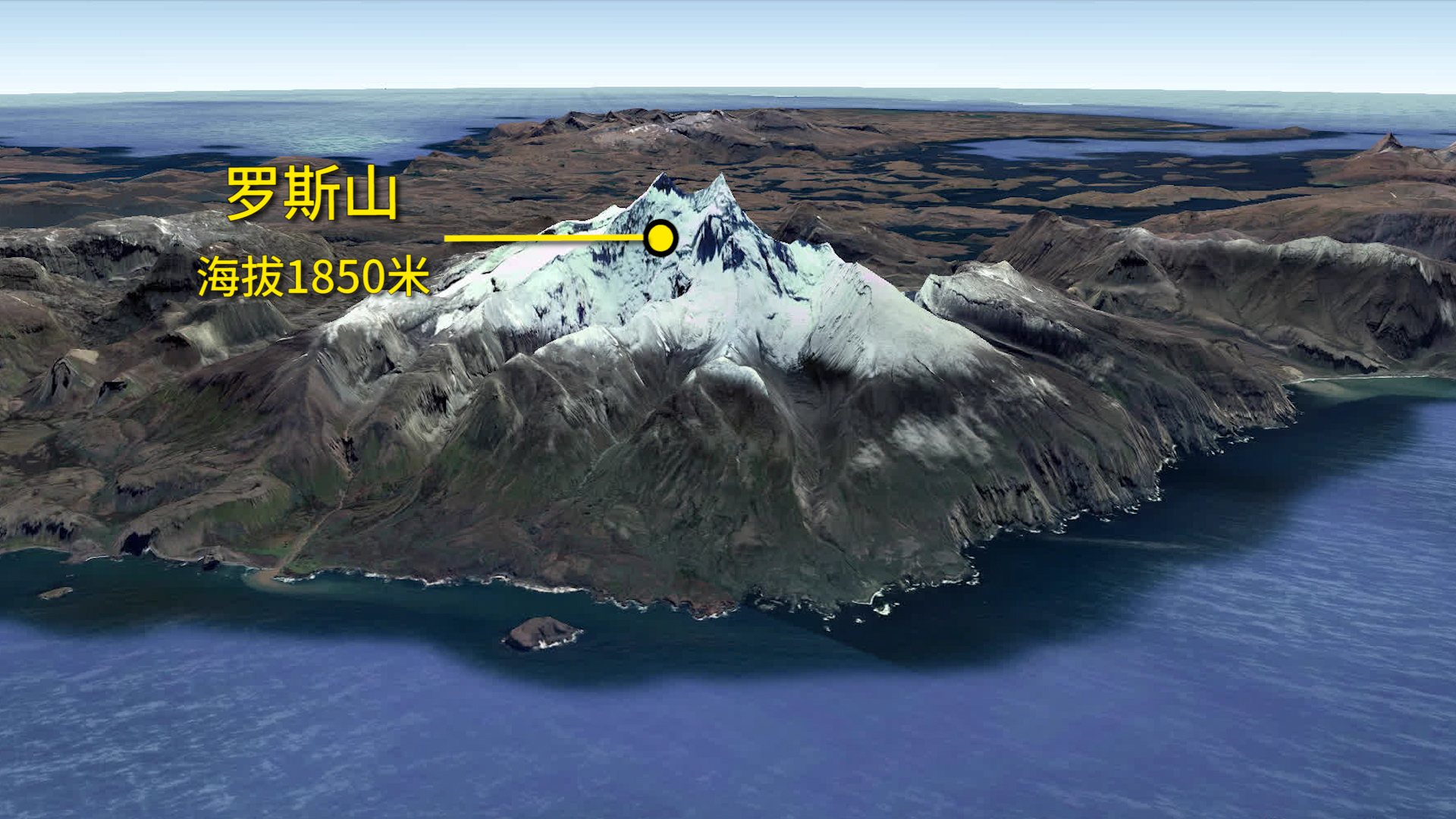 The loneliest island on earth, with a radius of 3,000 kilometers, there ...