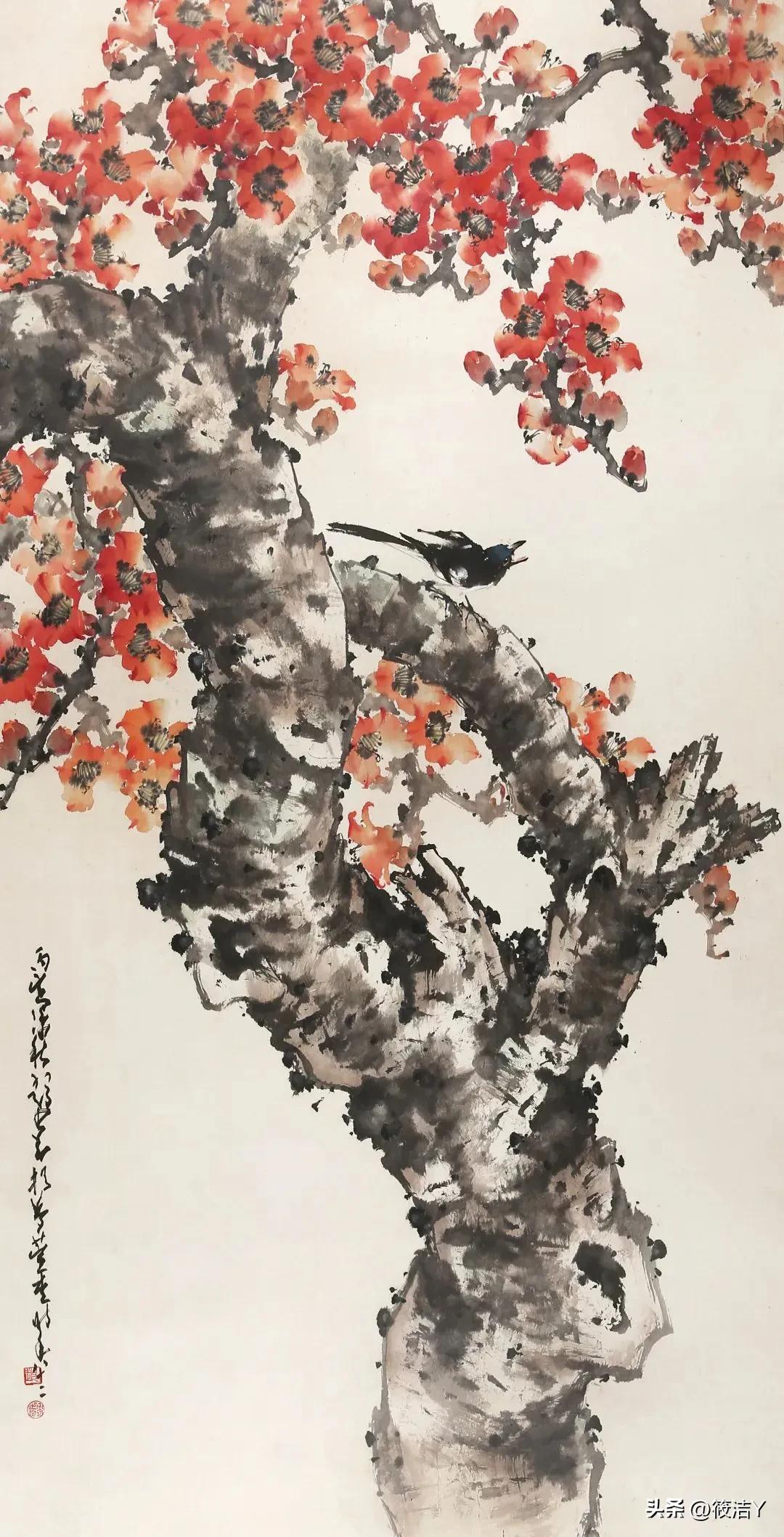 Appreciation of works by famous Chinese painting artist Kapok - iNEWS