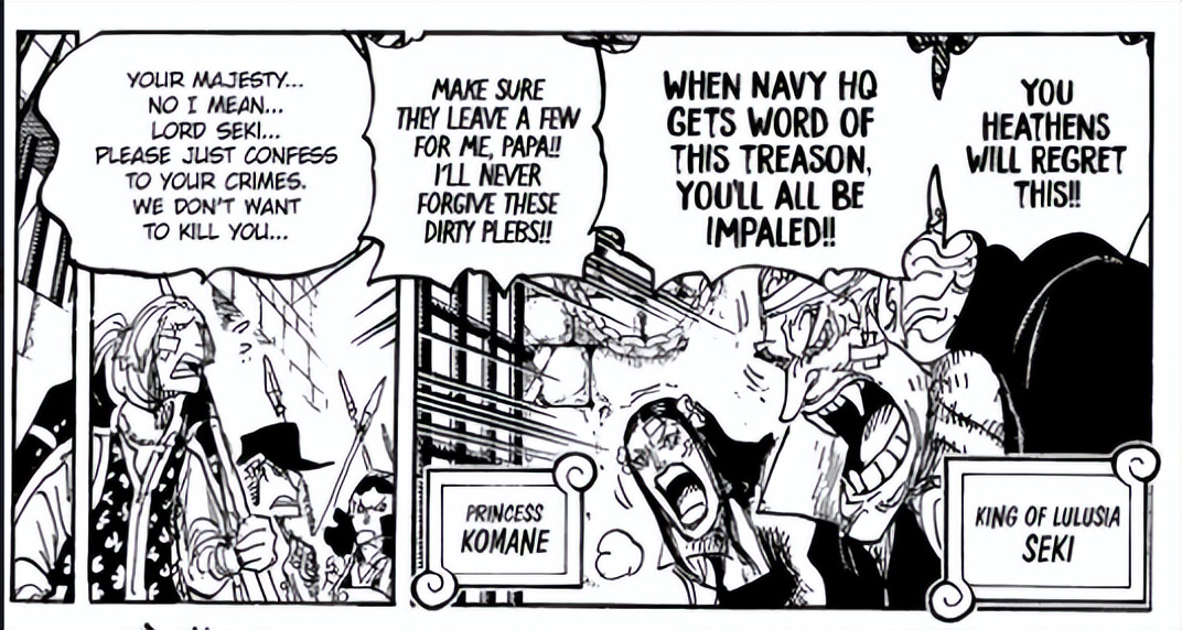 One Piece Chapter 1060: The reason for the destruction of the Lulucia ...