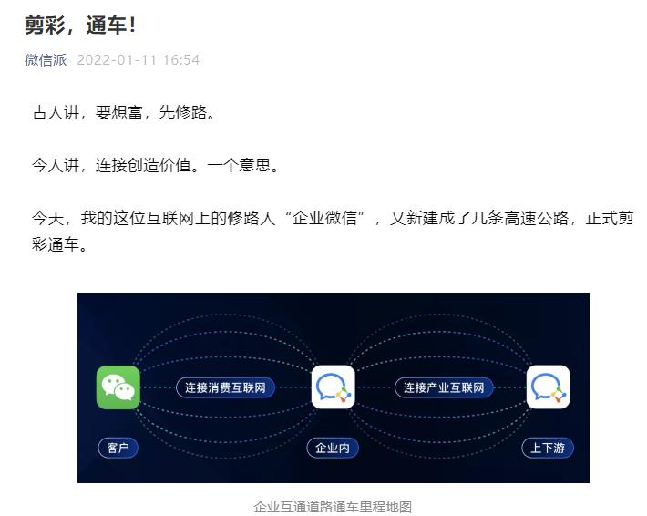 WeChat announced: Enterprise WeChat is integrated with Tencent Conference and Tencent Documents ...
