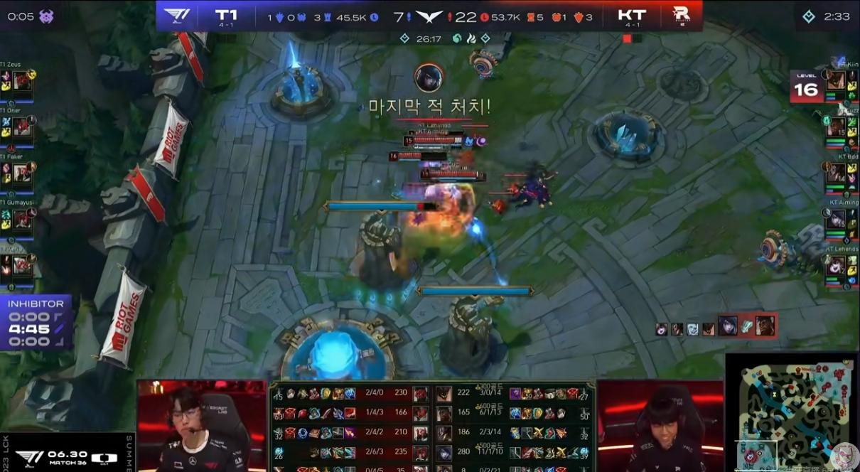 No longer invincible for 361 days? KT swept T1 2-0 - iMedia