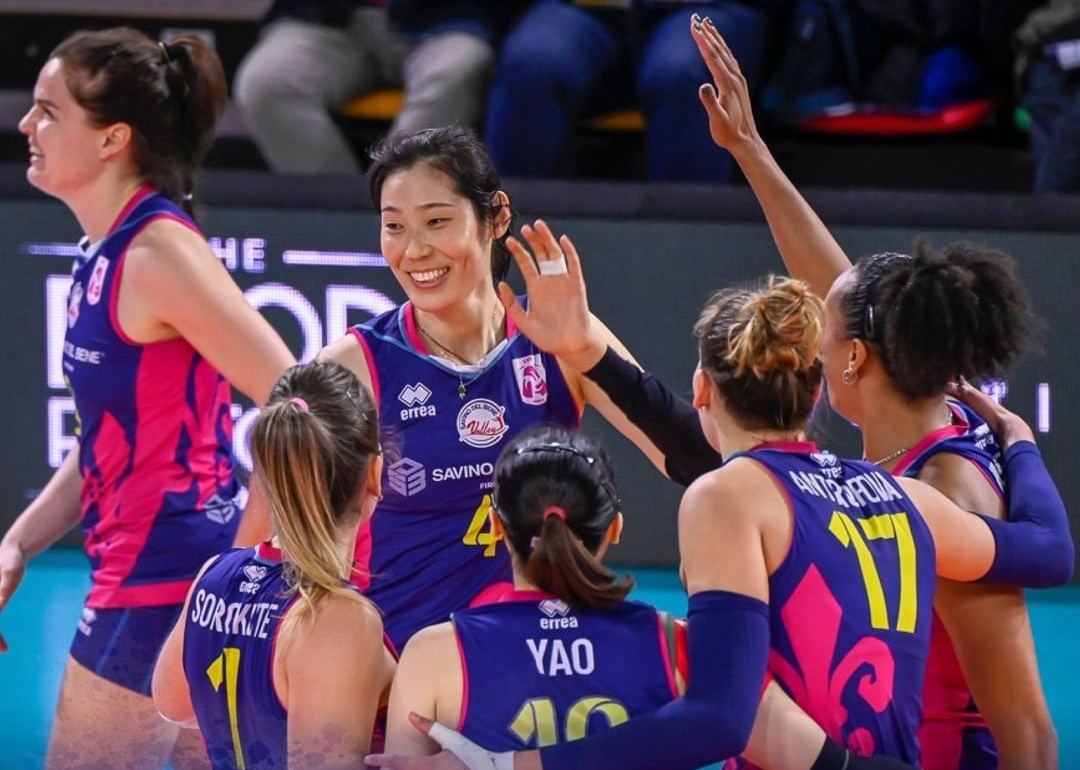 Zhu Ting showed his power to help Scandicci win the Europa League ...