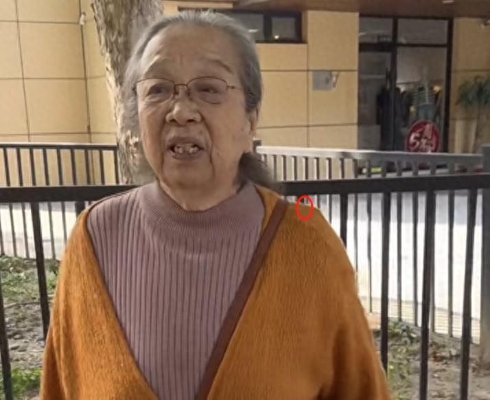 87-year-old Li Mingqi appeared on the street. His gray hair and jacket ...