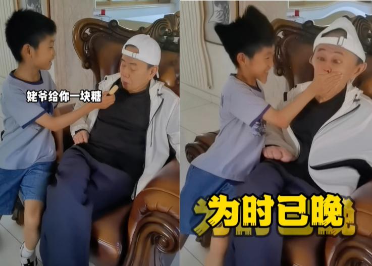 65-year-old Pan Changjiang eats sweet potatoes at home!The sweet potato in your hand is bigger ...