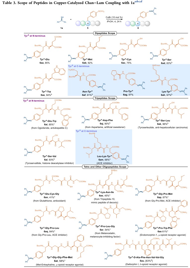 A Chan-Lam Coupling Reaction for Thiimine Dehydrogenation Compatible ...