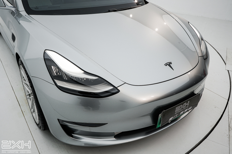 Xiamen car film Tesla model3 color change film sharing - iNEWS