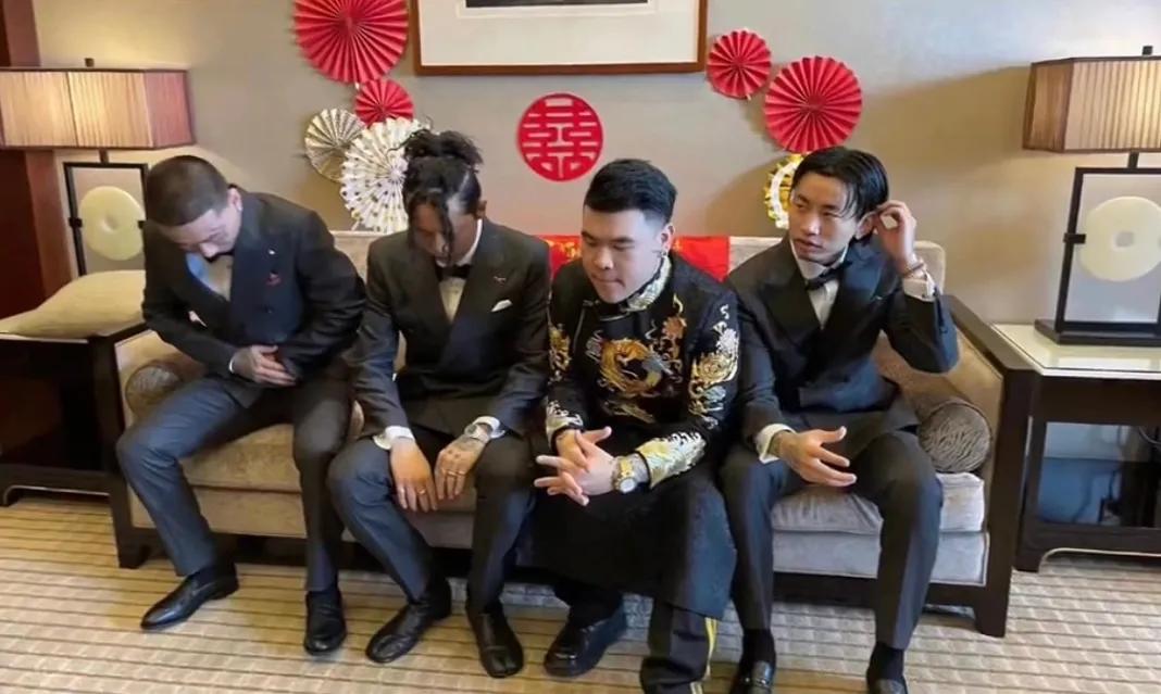 Congratulations!Knowknow is officially married!Ma Siwei, PSY.P, Melo as ...