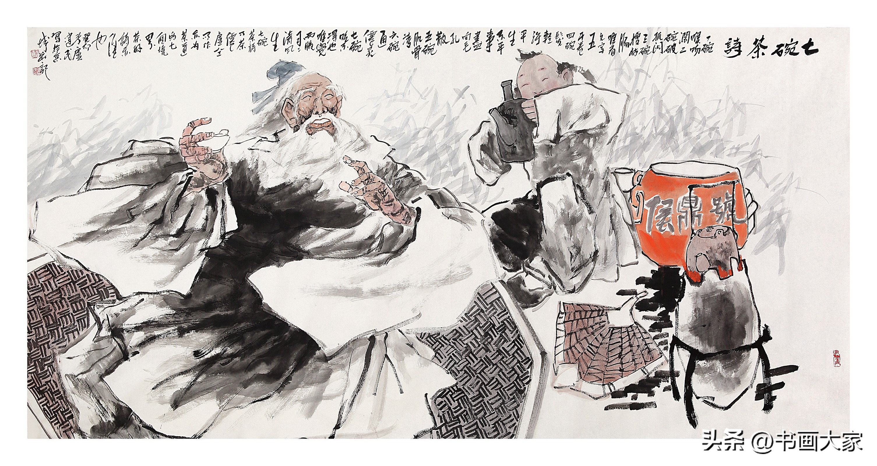 Painter Lu Jianmin—The style of brush and ink is natural and smooth ...