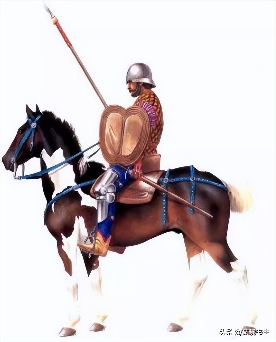 How did the ancient European cavalry spears cooperate with the arms to ...