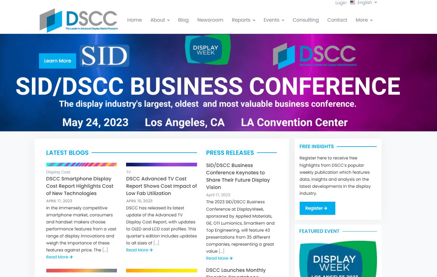 Crush the lead! DSCC announced the top five OLED lists from January to ...