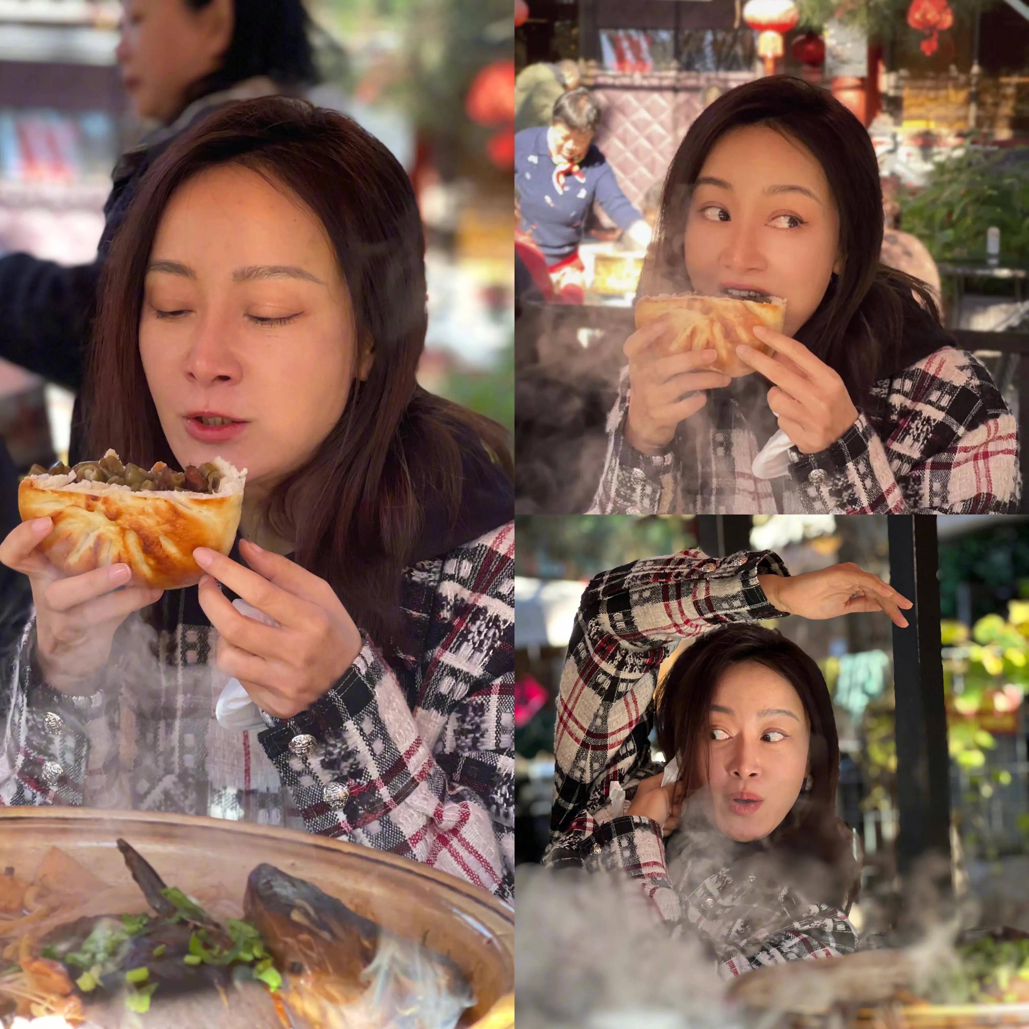 46-year-old Zhao Ziqi turned into a park blogger!Having a delicious ...