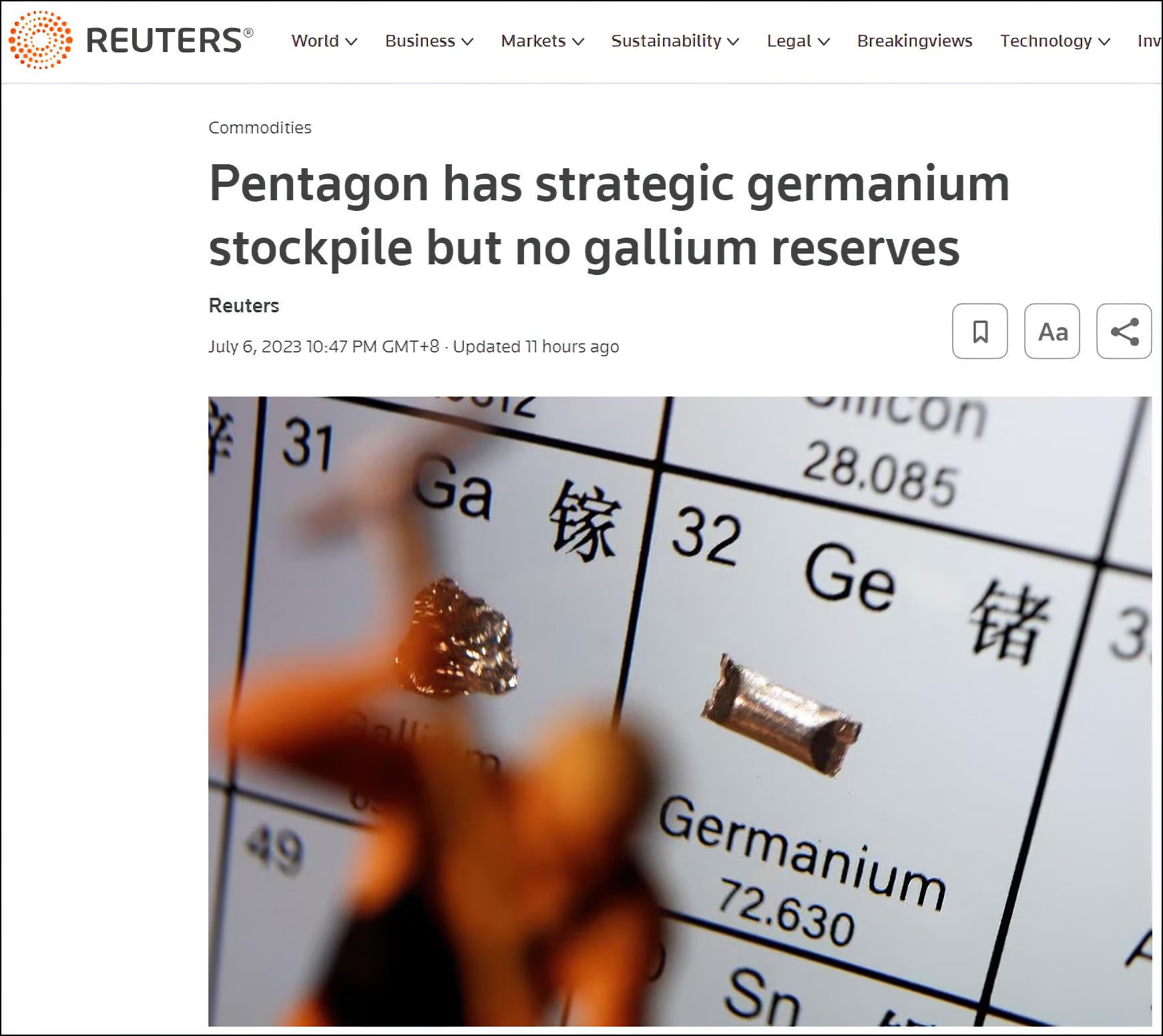 The United States acknowledges the gallium reserve crisis! China's ...