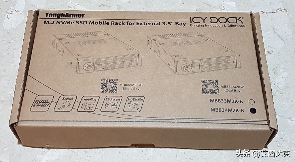 [Test out of the box] ICY DOCK MB834M2K-B dual-bay hard disk extraction ...