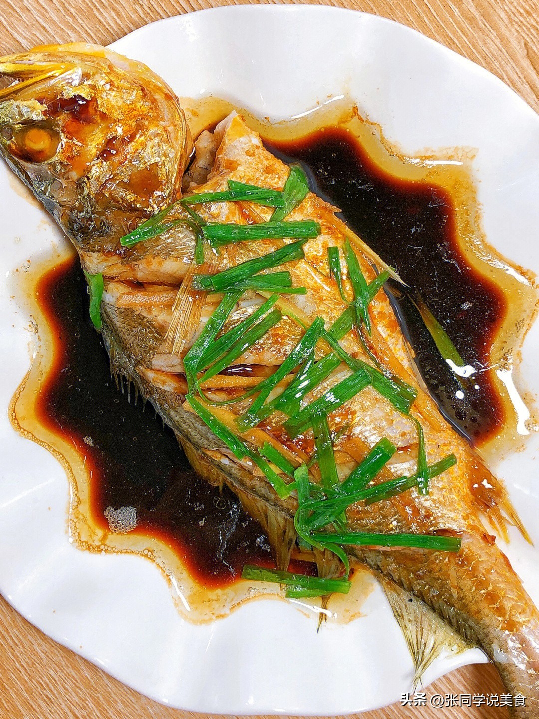 Steamed yellow croaker, sweet and delicious, tender meat, adults and ...