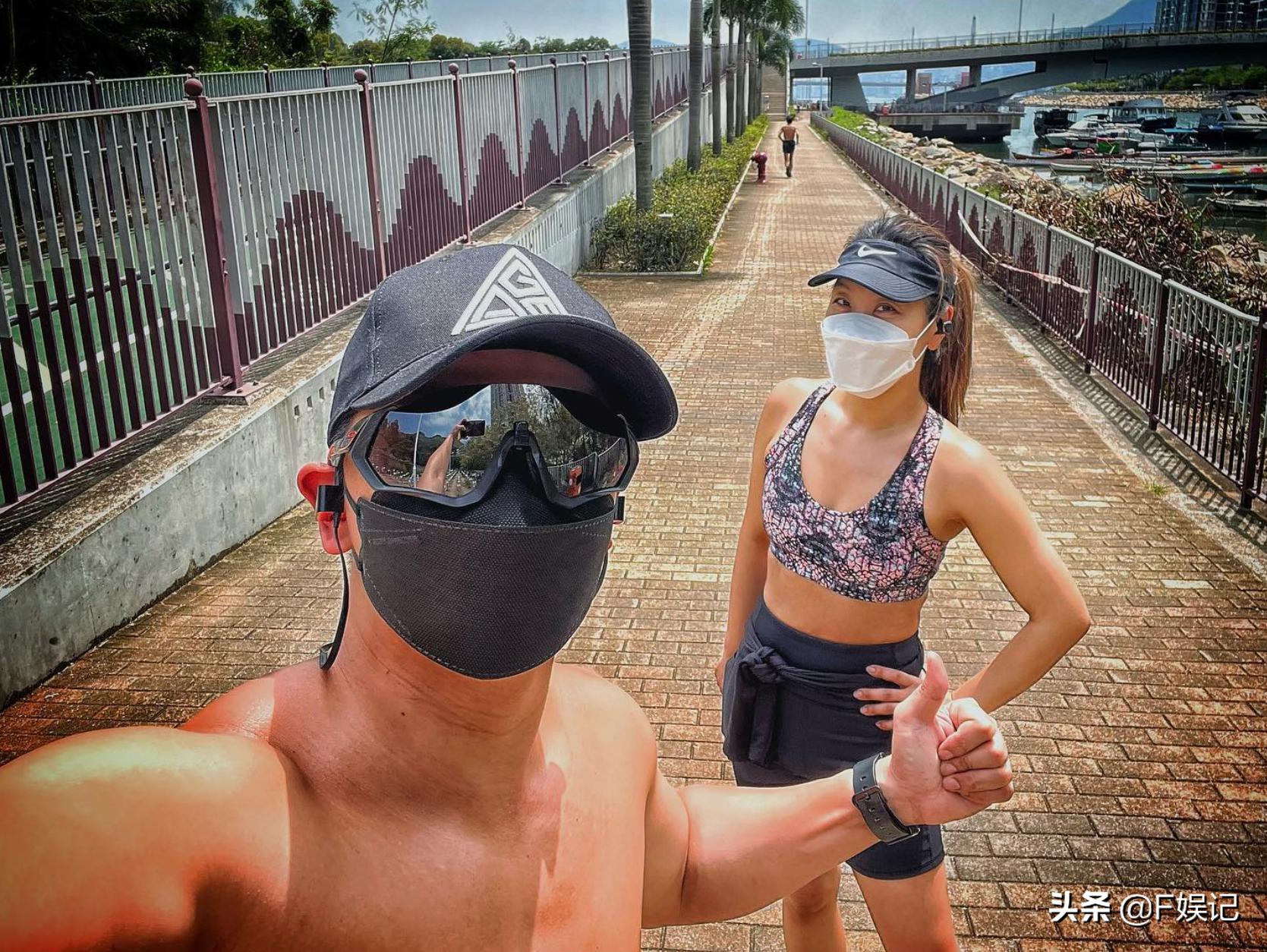 TVB male artist Lin Zishan finished filming with his wife and daughter: running with his wife ...