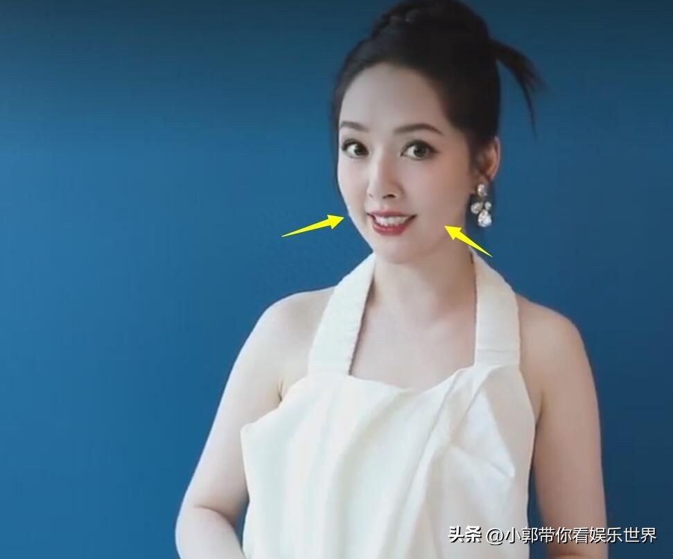 Guo Biting's swimsuit exposes elephant legs, her nostrils are everted ...