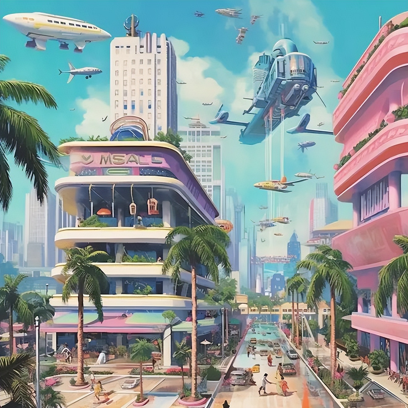 AI predicts what cities will look like in 1000 years! Marvel at the ...